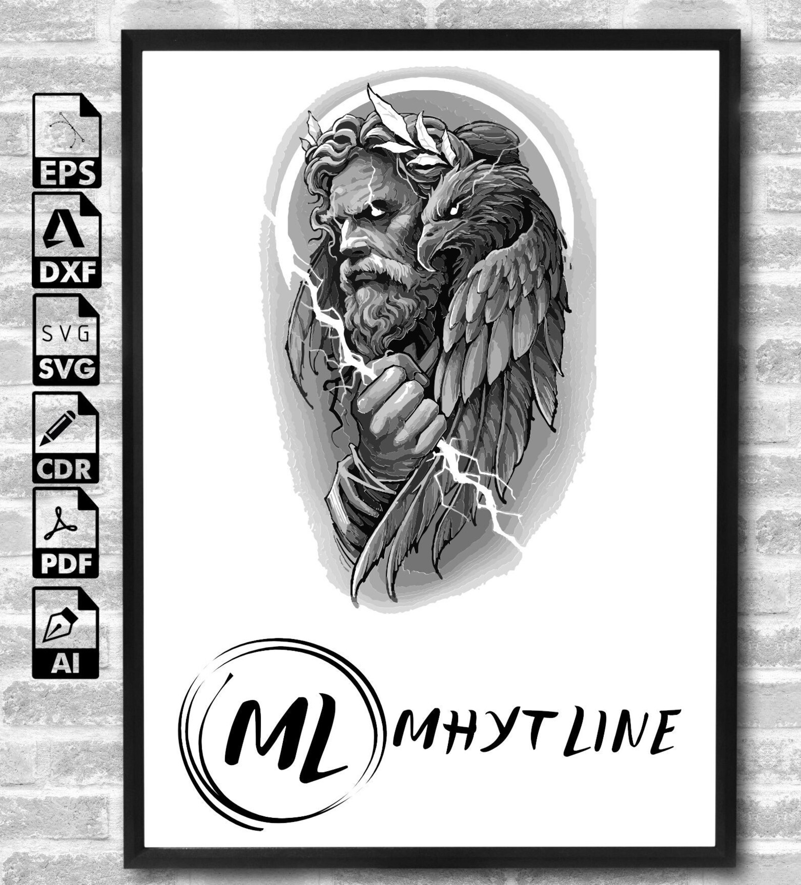 Odin DXF | Wikinger Allvater EPS | Wotan SVG | Odin Digitale Datei ...