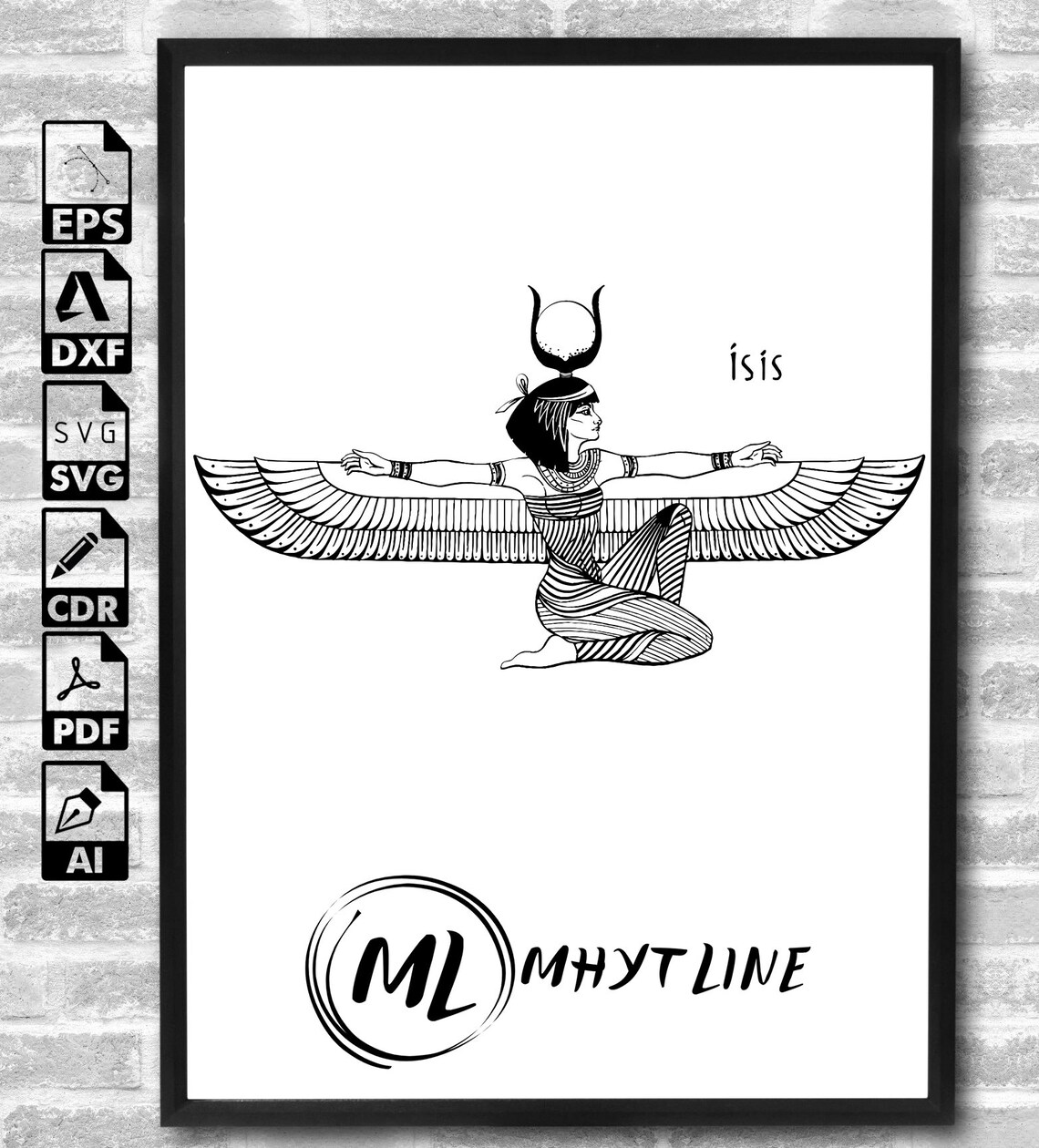 Isis Svg | Nefertiti Svg | Ancient Egypt SVG | Egyptian Religion SVG ...