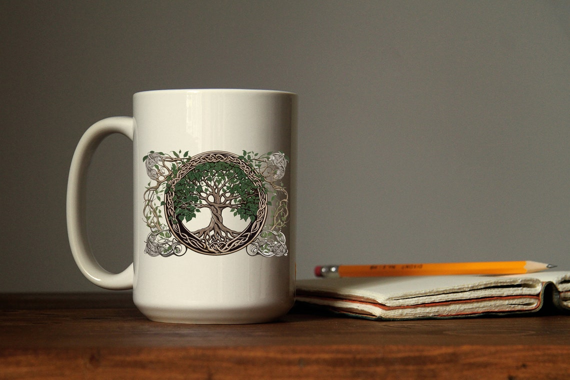 Celtic Tree of Life Dxf Svg Png, Family Tree Clipart, Printable Celtic ...