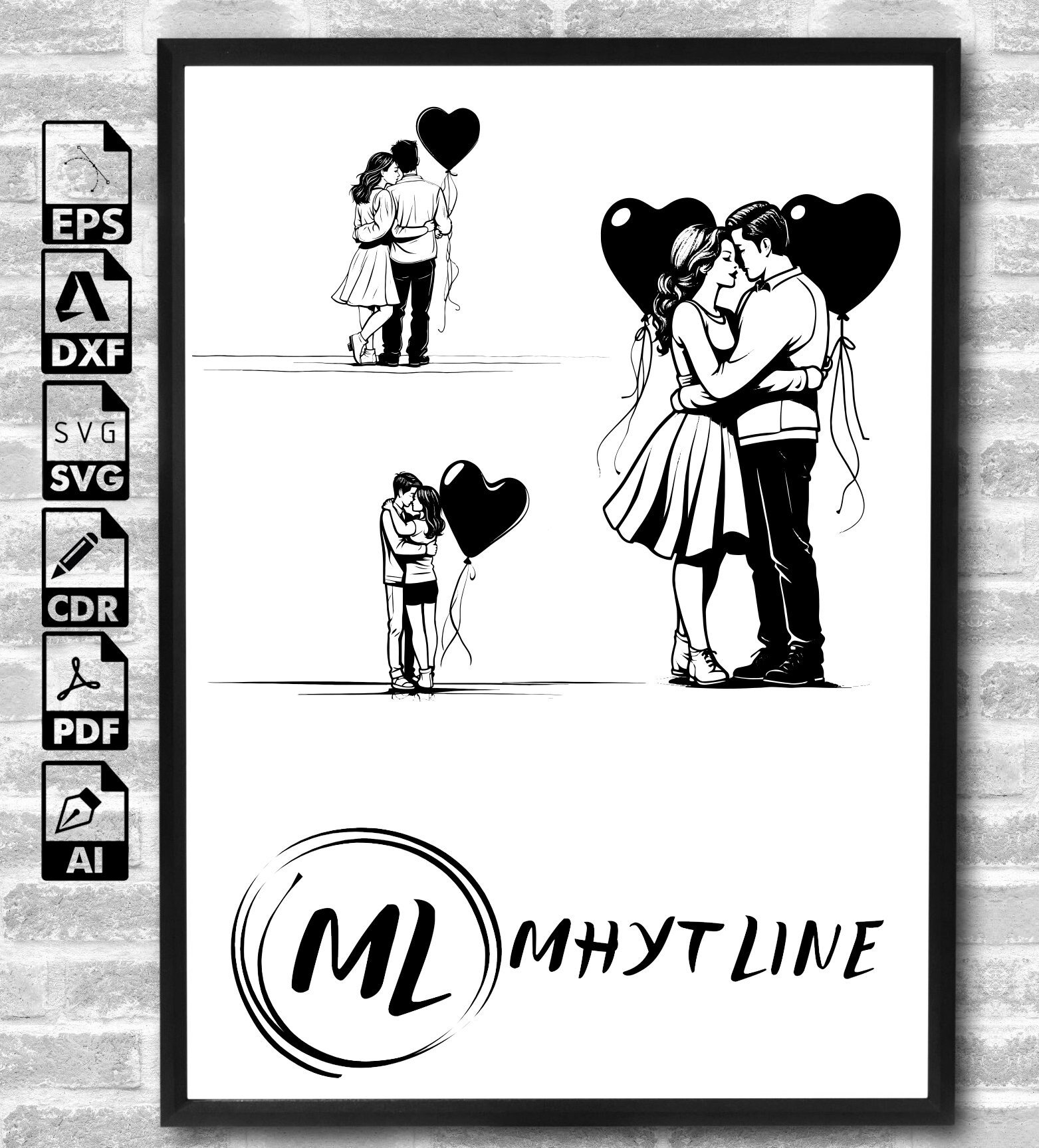 Couple SVG Bundle - Couple PNG Bundle - Couple Clipart - Couple SVG Cut ...