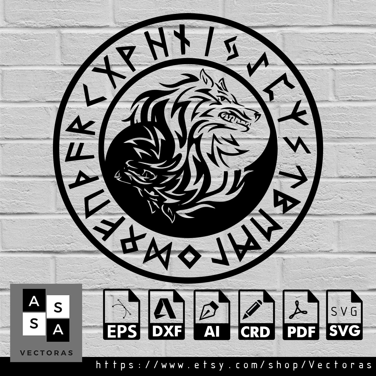 Vegvisir With Runes SVG Files | Viking Compass Cut Files | Viking ...