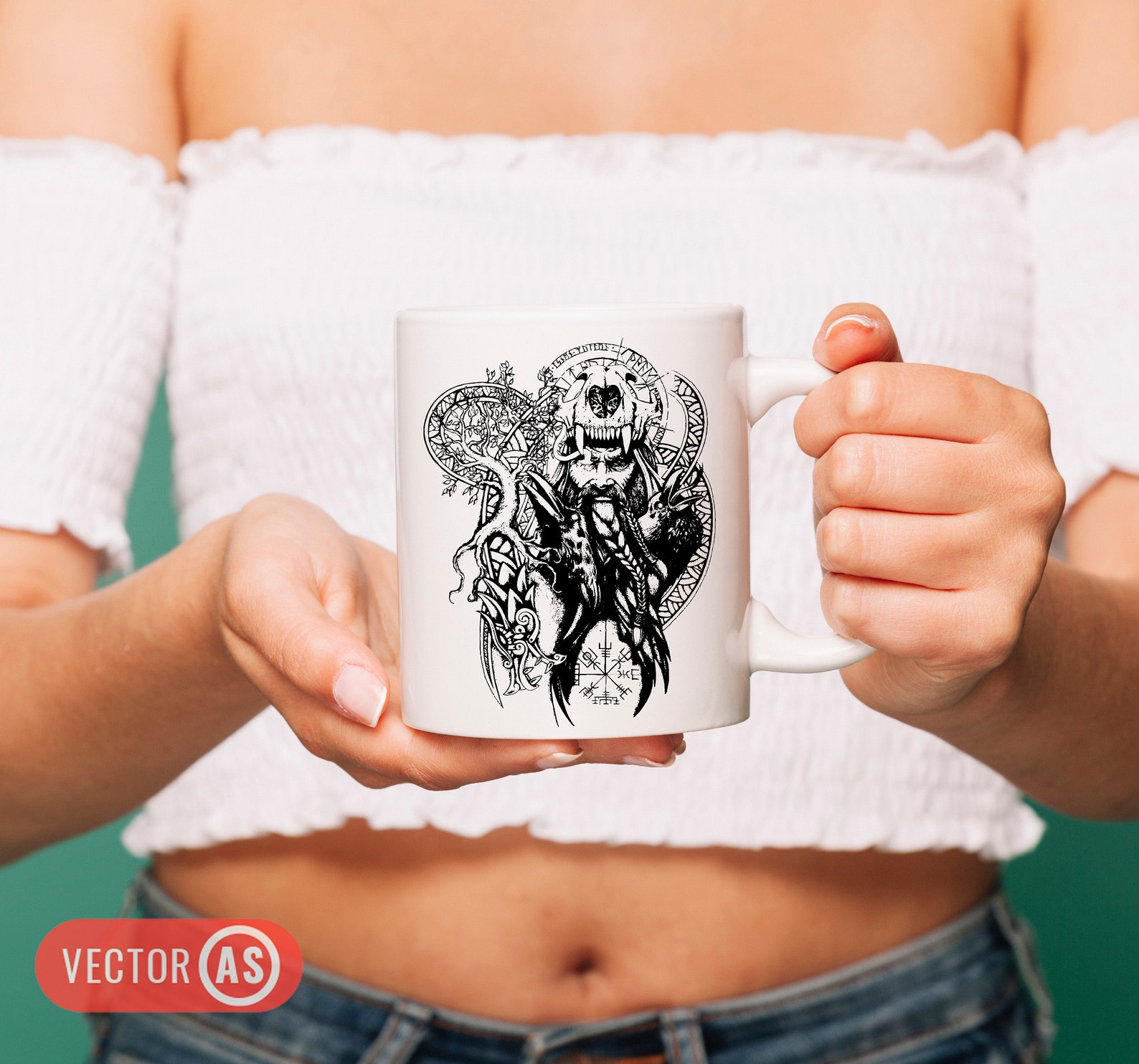 Odin Svg, Odin Clipart, Norse Svg, Red Viking Svg, Norse God Svg, Odin ...