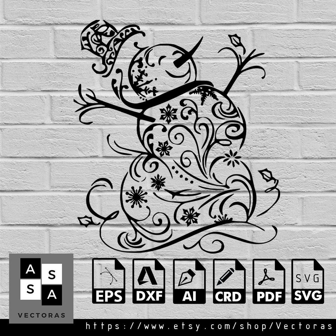 Snowman SVG. Snowman Clip Art in Svg Eps Dxf Png. Vector Files Ideal ...