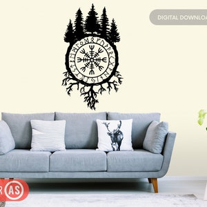 Celtic Runes Vector Files / Viking Silhouette / Viking Pattern / Viking ...