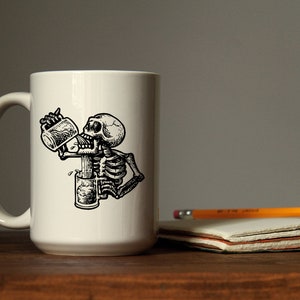Skeleton Drinking Beer SVG | Lager SVG | Party Alcoholic Drink Bar Pub ...