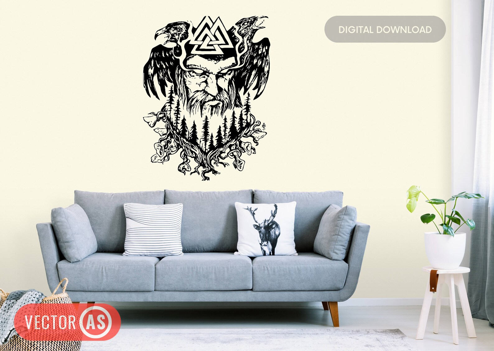 Thor Norse Viking Svg Thor Vector Thor Svg Norse Viking Symbol Svg ...
