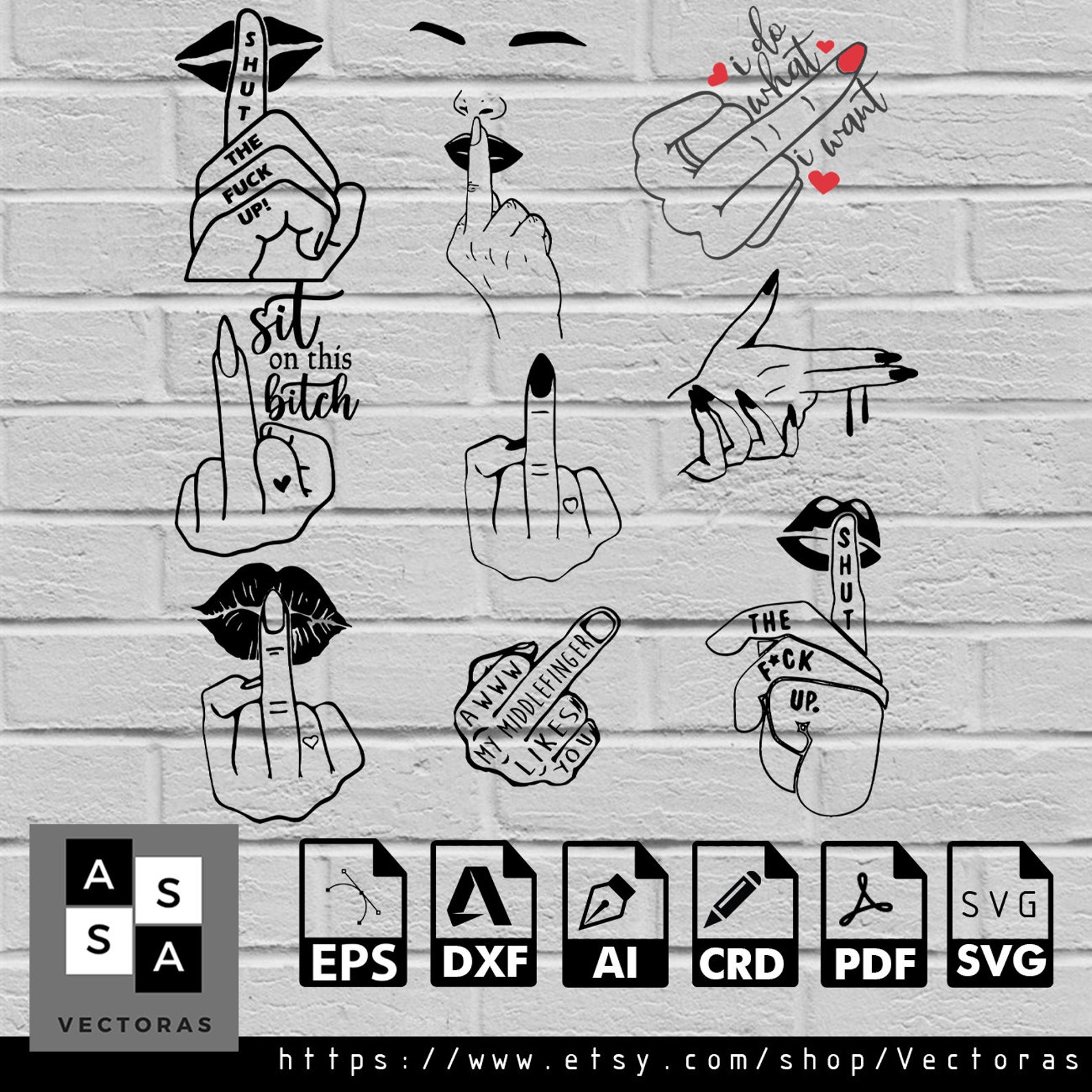 Middle Finger Lips Svg, Middle Finger Lips SVG Bundle, Middle Finger ...