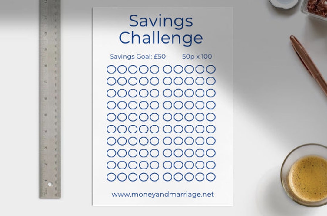 GPB Family Savings Challenge PDF Instant Download How Much Can You Save ...