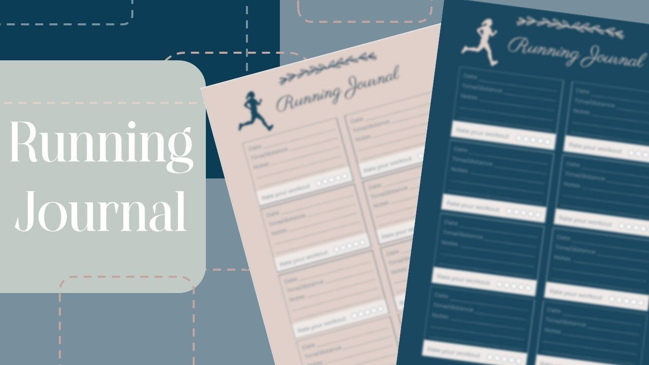 Printable Running Log Template, Printable Running Journal,running ...