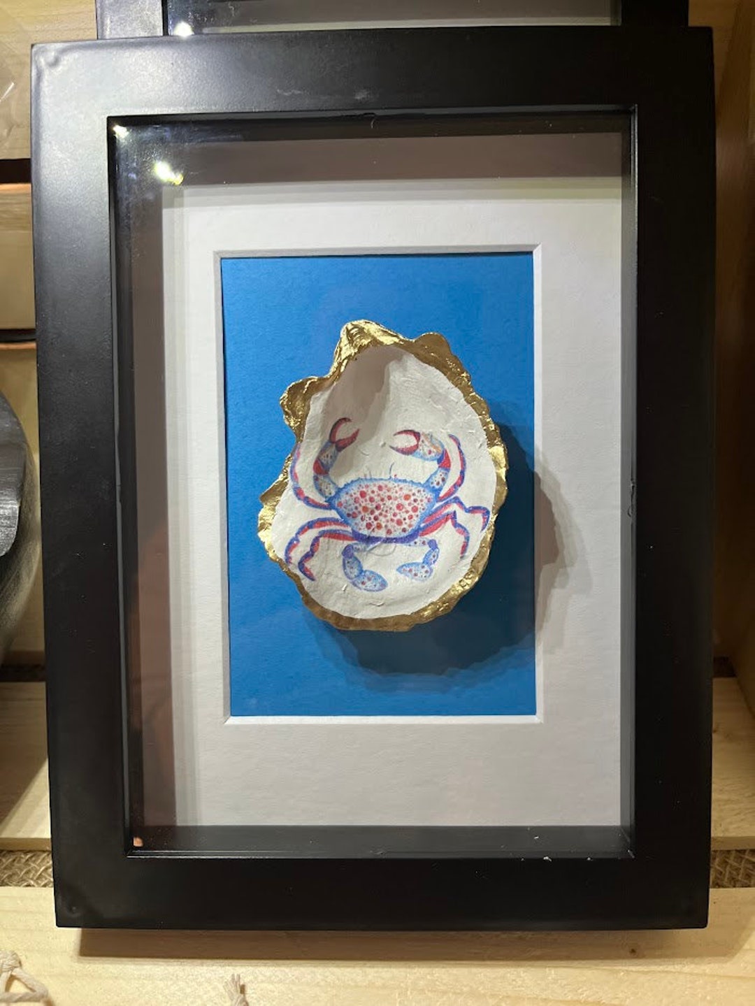 Oyster Shell Shadow Box Keepsake - Etsy
