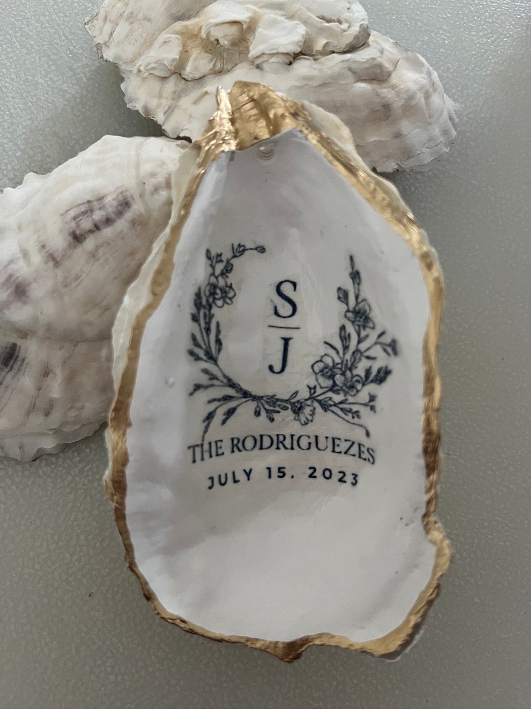 Custom Oyster Shell Town Sign or Names: Personalized Coastal Décor - Etsy