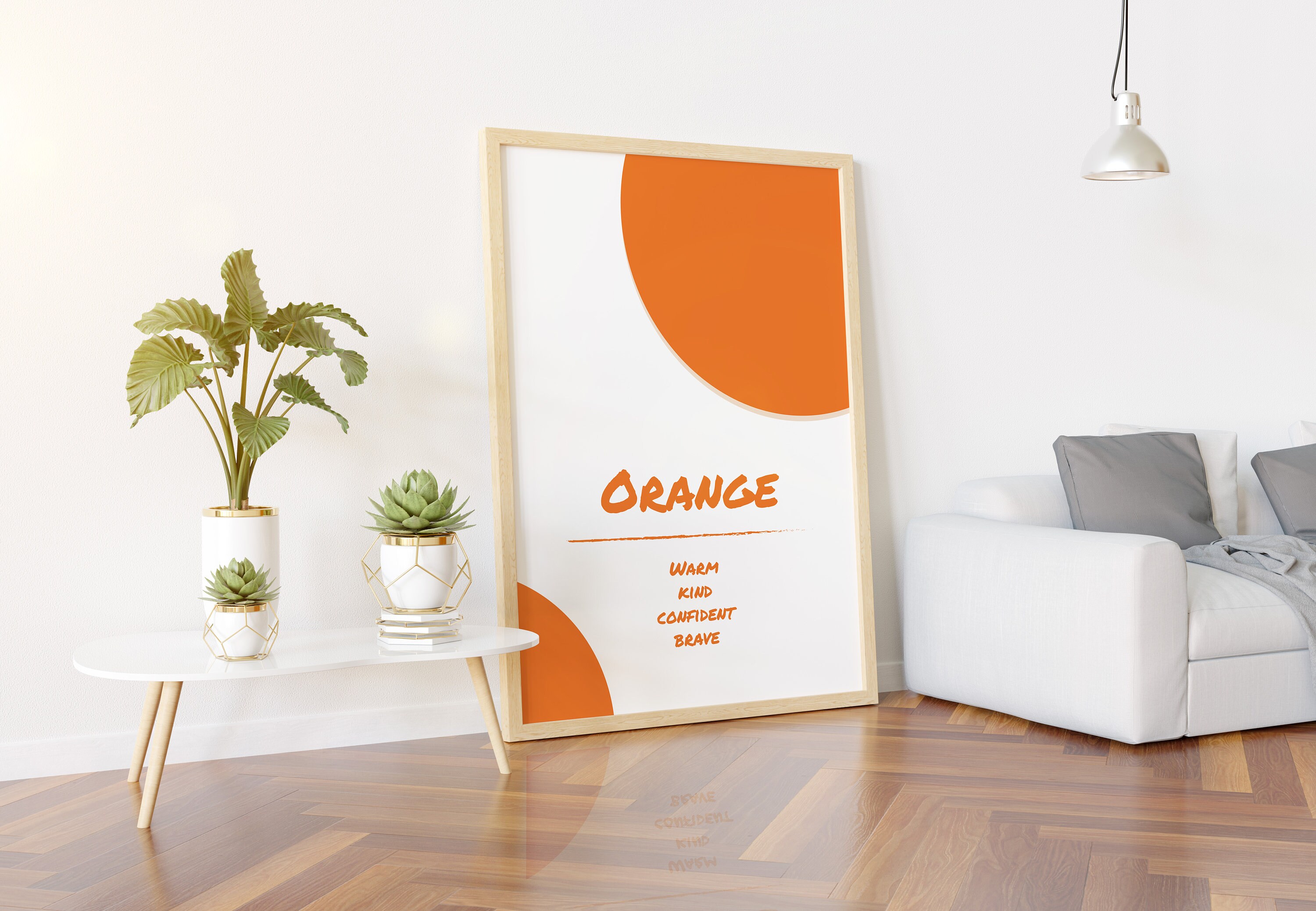 Printable Color Psychology Poster Orange Color Theory - Etsy