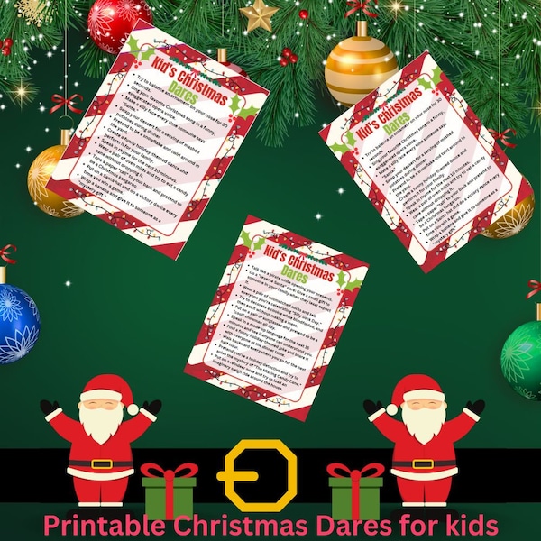 Christmas Dares - Etsy