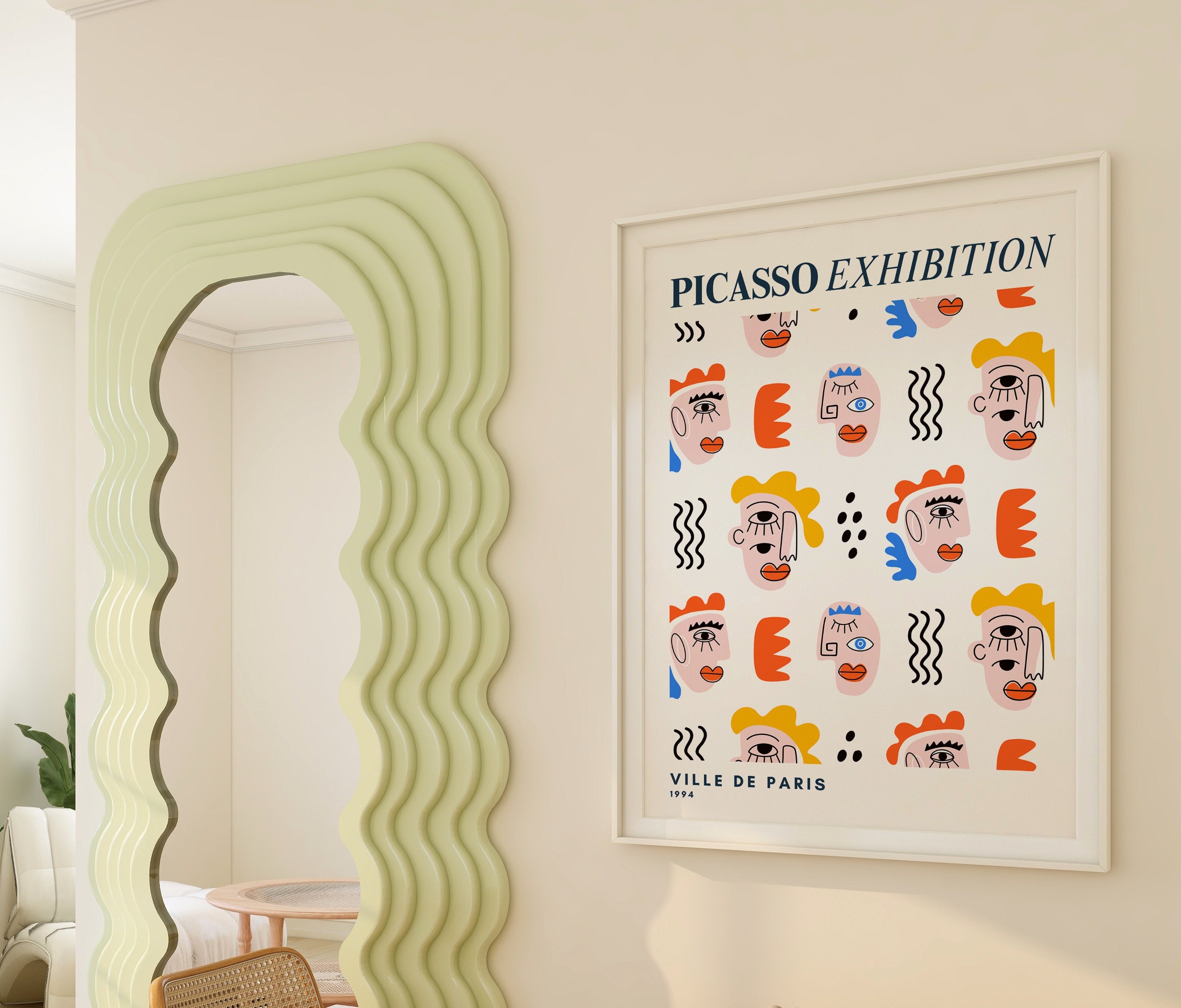 Picasso Exhibition Poster Picasso Print Picasso Art Print Picasso