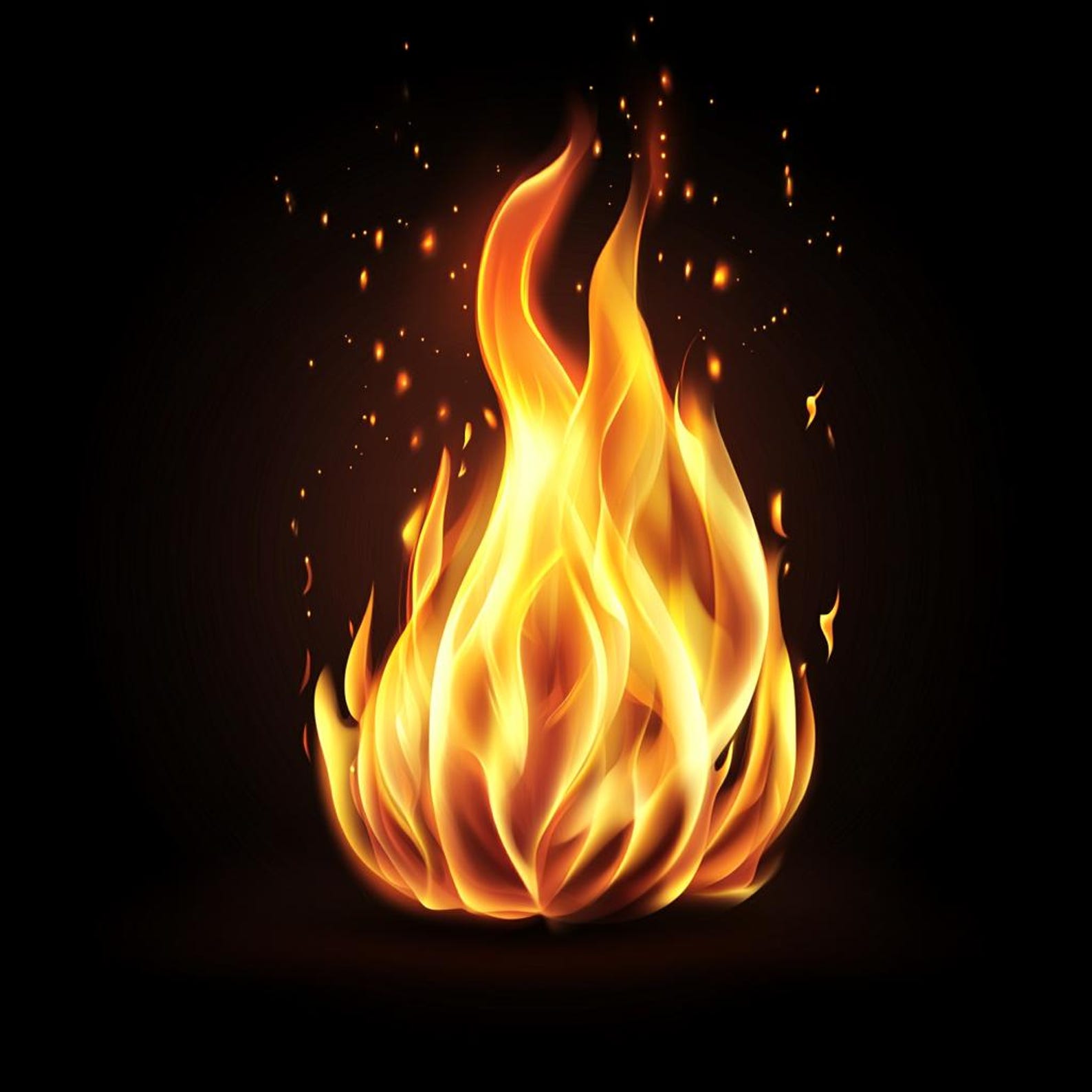 171x Flame Overlays, Different Styles, Realistic, Cartoonish and More ...