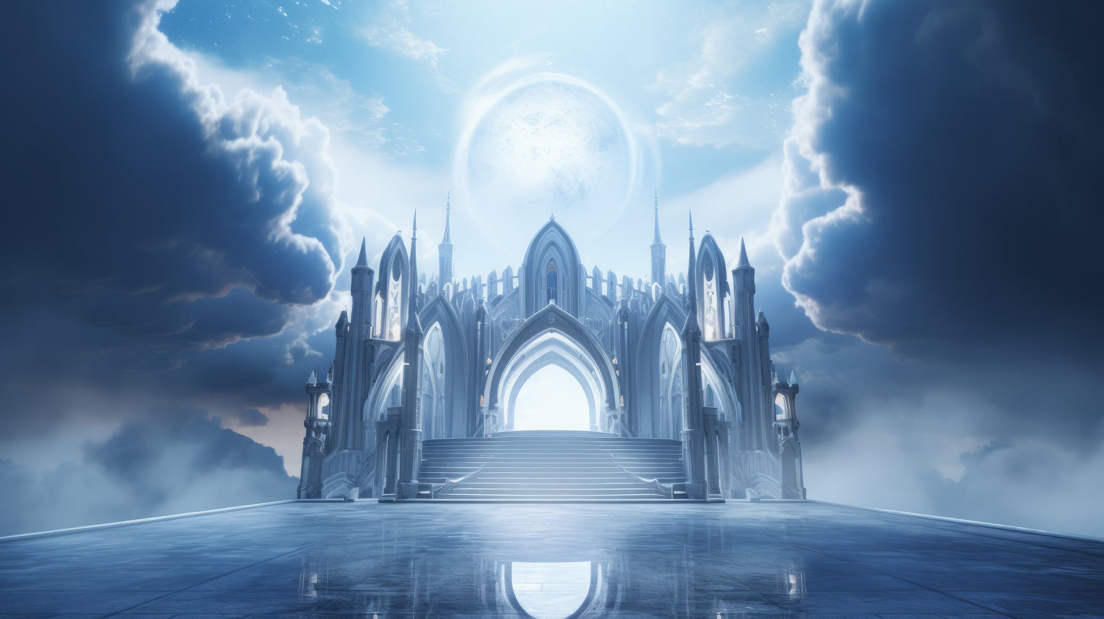 63x Cloud Themed Backdrop. Gothic, Temple, Heaven. - Etsy