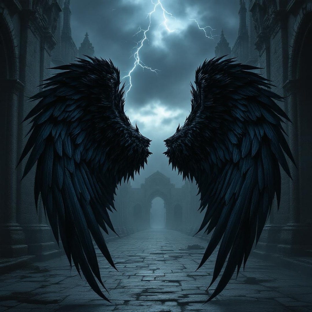 12x Gothic Wings - Digital Image for Backdrops and Overlays - Perfect ...