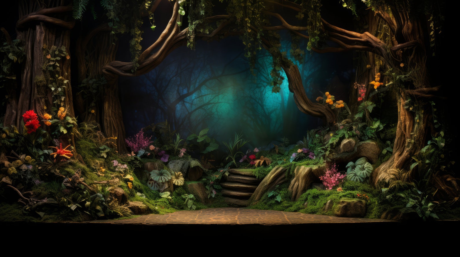 59x 8k Enchanted Forest Backdrop - Background - Etsy