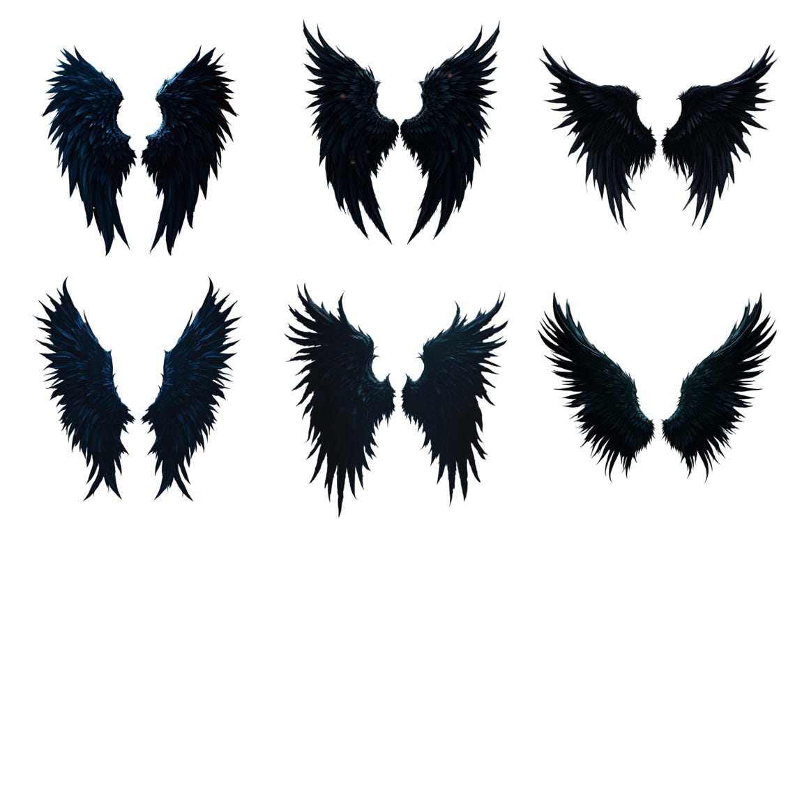 12x Gothic Wings - Digital Image for Backdrops and Overlays - Perfect ...