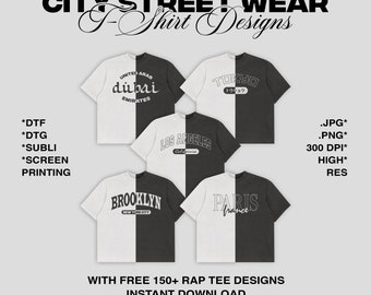 T-shirt Streetwear Design, Urban T-shirt Design, Premium T-shirt Design ...