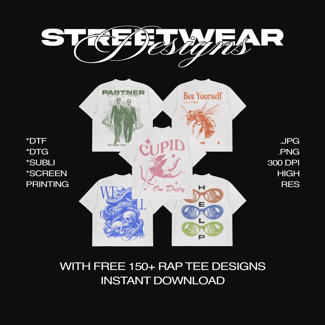 T-shirt Streetwear Design, Urban T-shirt Design, Premium T-shirt Design ...