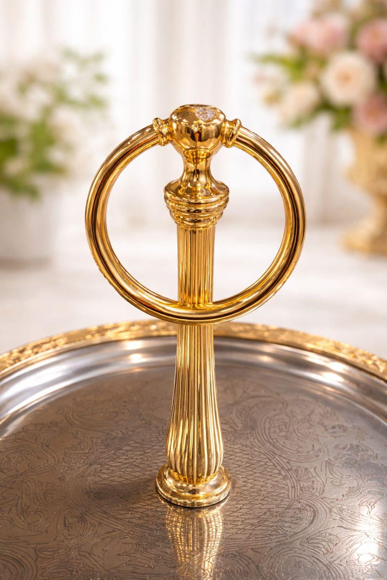 Gold Tiered Stand, Elegant Tiered Tray for Desserts, Wedding, Birthday ...