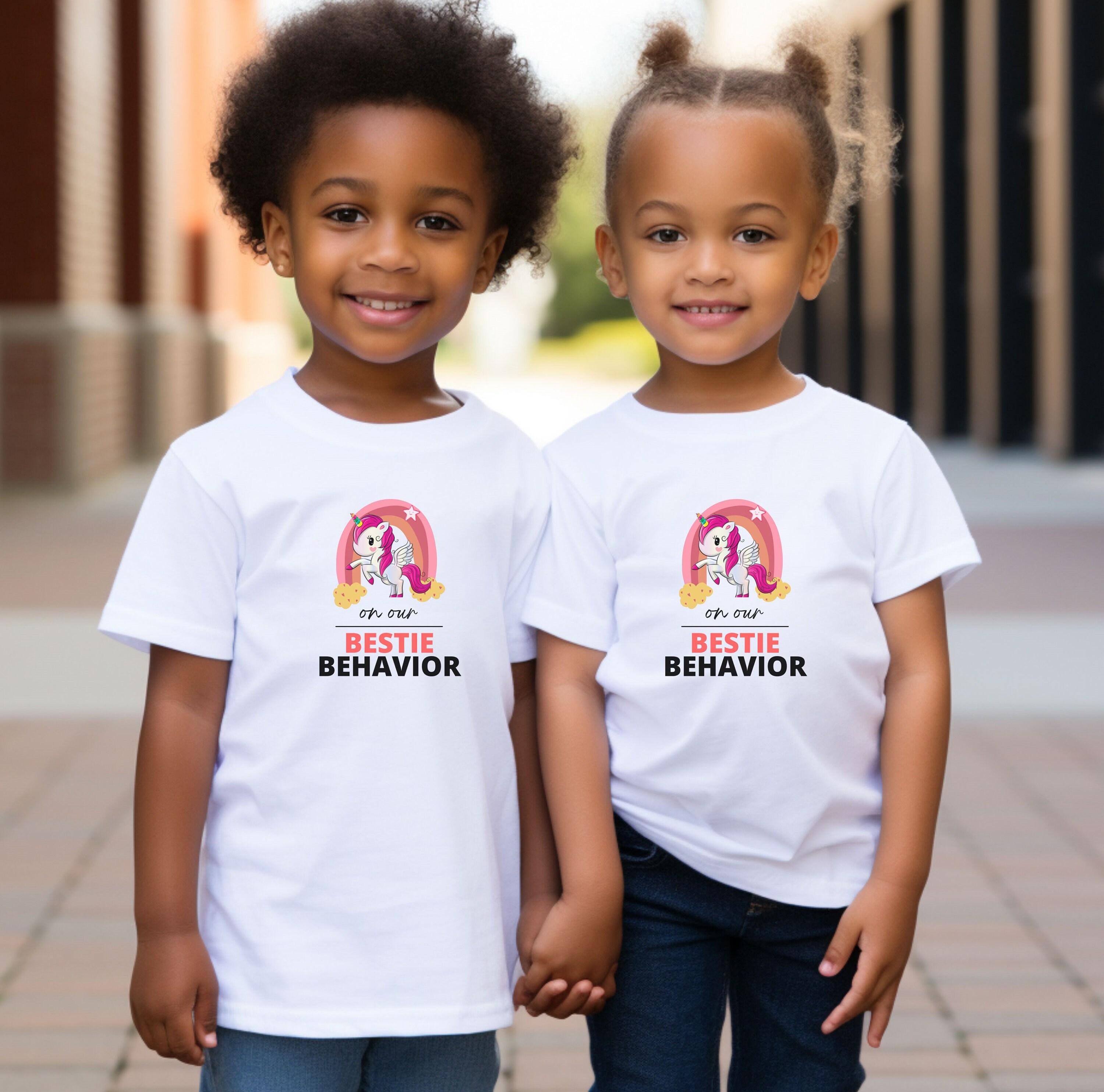 Bestie Behavior Unicorn Girls Shirt, Mommy and Daughter, Mommy & Me ...