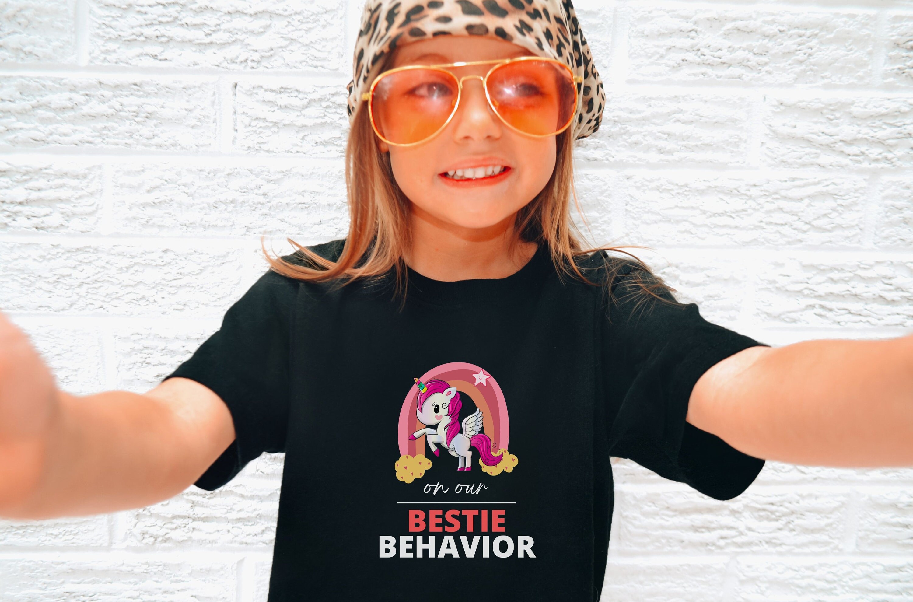 Bestie Behavior Unicorn Girls Shirt, Mommy and Daughter, Mommy & Me ...