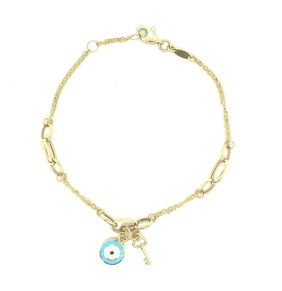 14k Gold Evil Eye Locket - Etsy