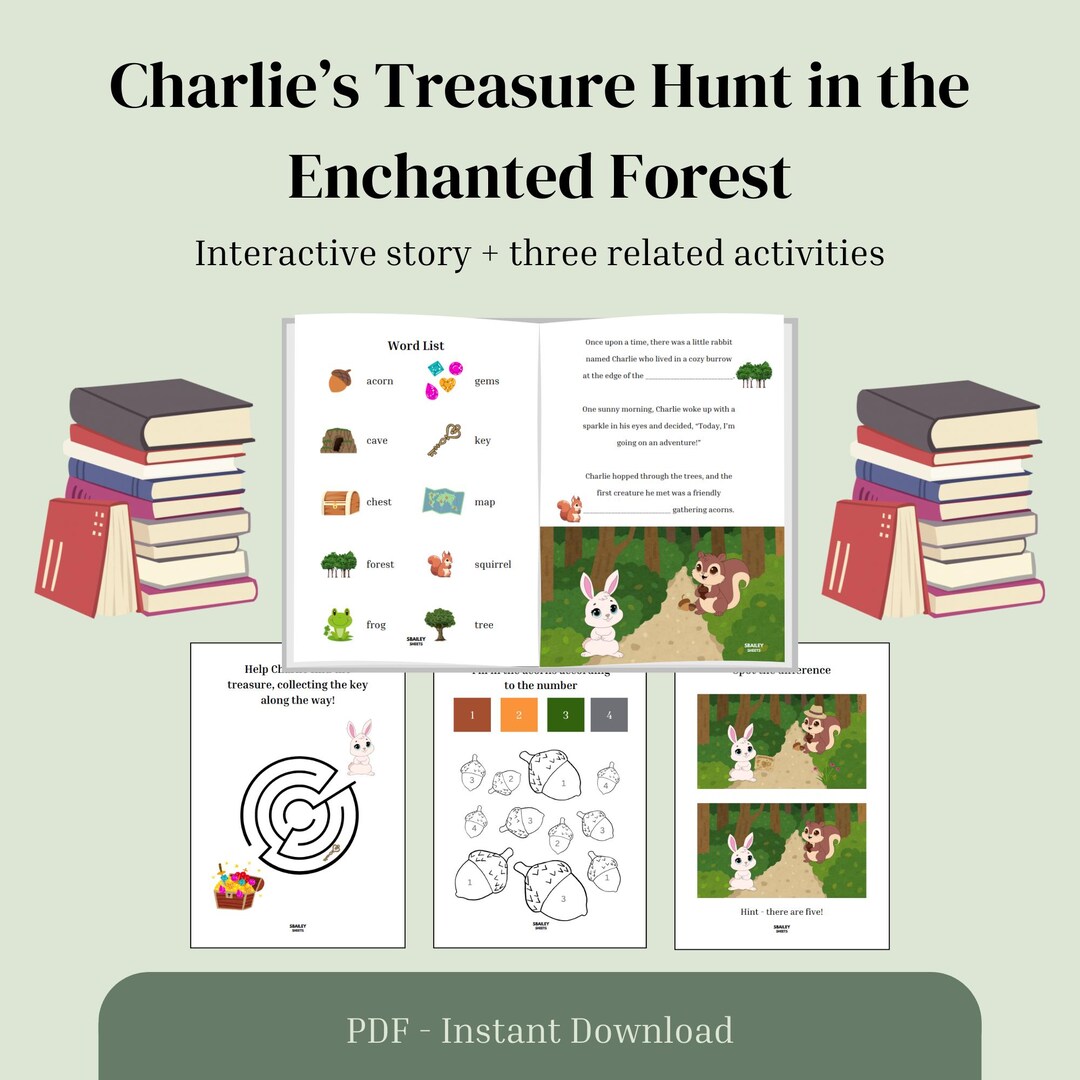 Reading Activity Book for Kids, Busy Book, Printable Activity ...