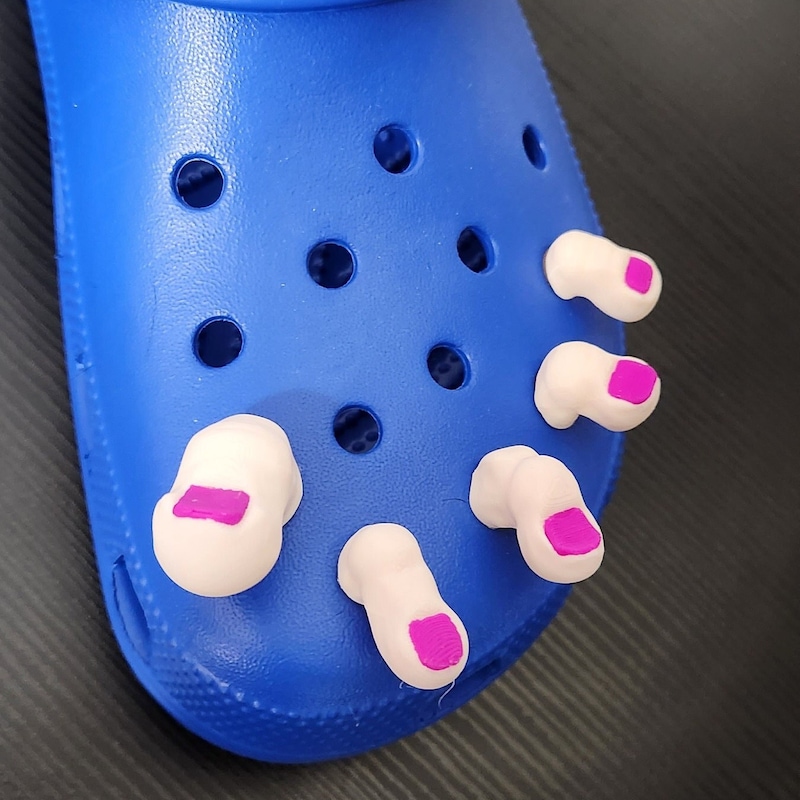 Toe Croc Charms - Etsy