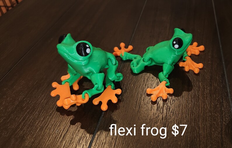 Flexi Frog - Etsy