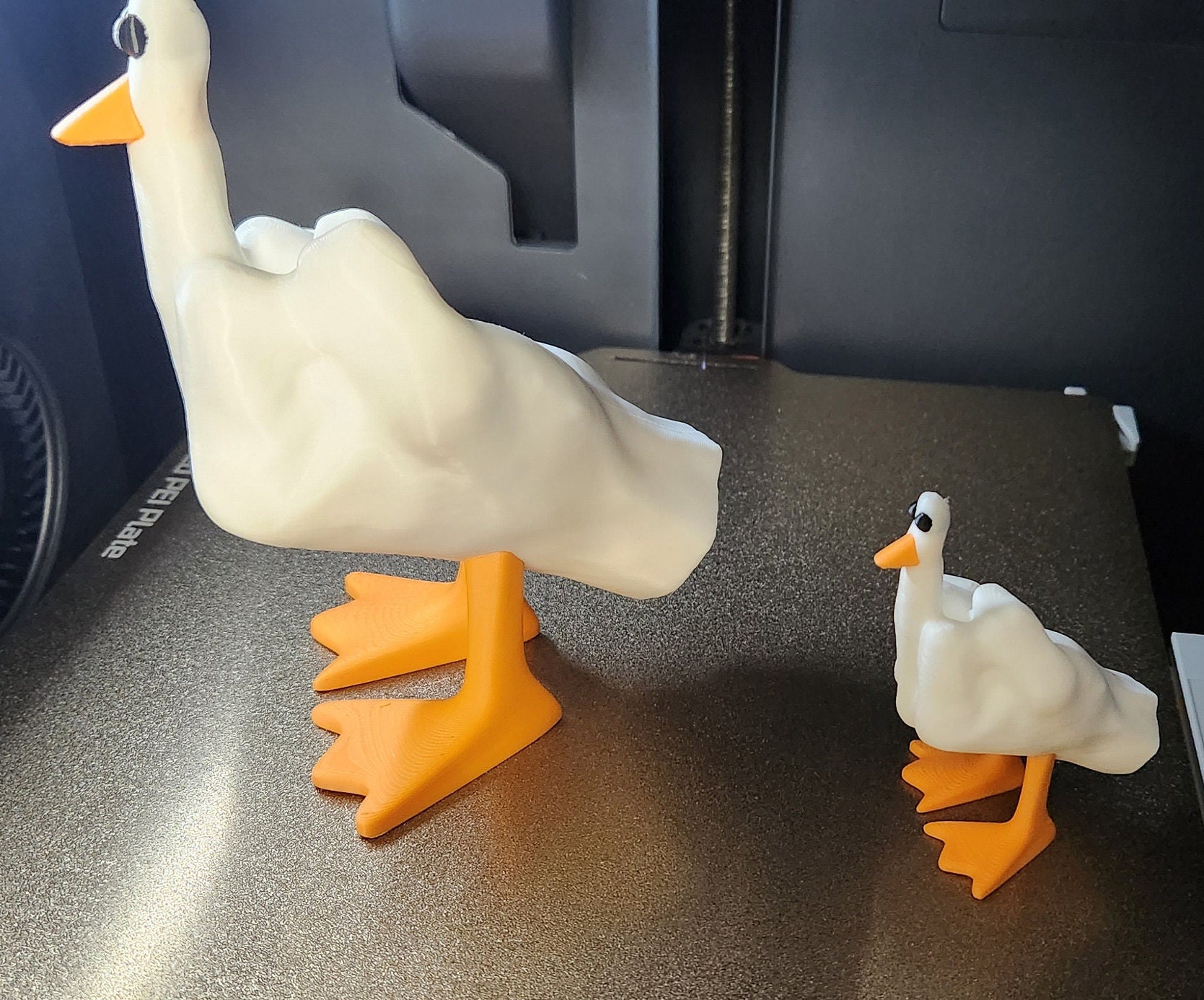The Duck-you, 3D Printed Figurine, Middle Finger Statue - Etsy