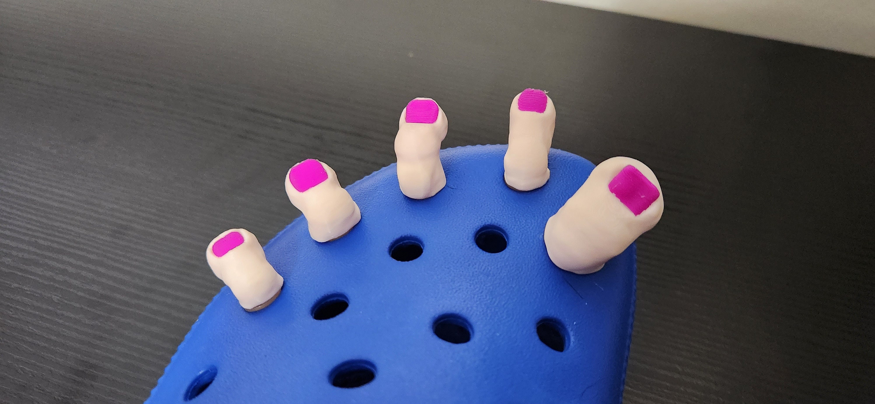 Shoe Charms Toes Set of 5 - Etsy