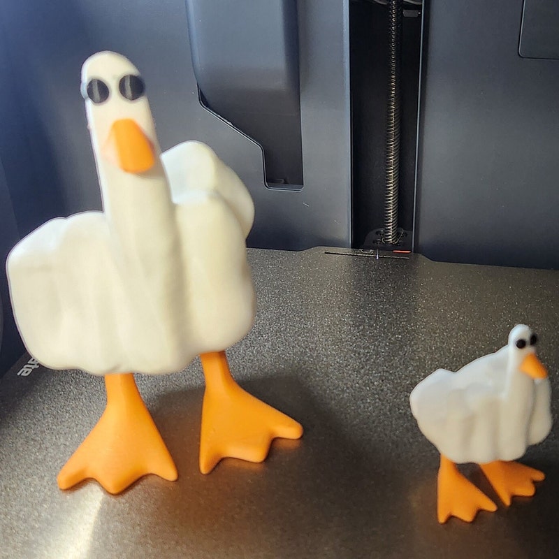 Middle Finger Duck - Etsy