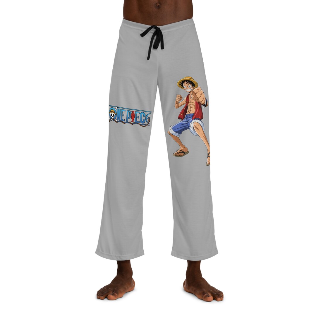 One Piece Monkey D Luffy Men's Pajama Pants - Etsy