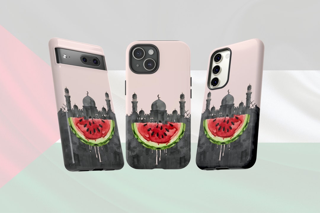 Watermelon Mosque Palestine Phone Case, Gaza Phone Case, Watermelon ...