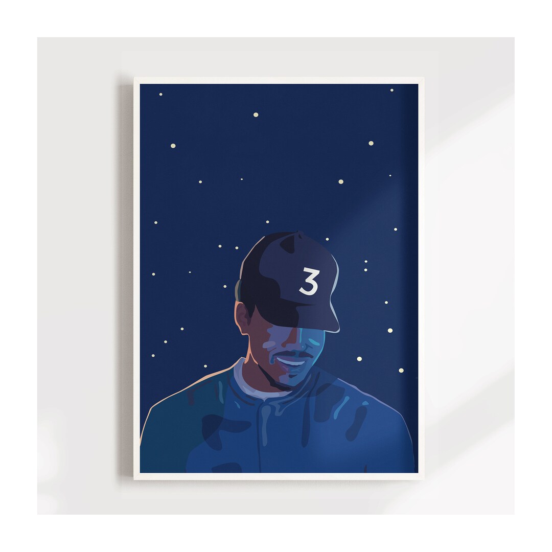 Chance the Rapper 'coloring Book' Poster Hip-hop - Etsy