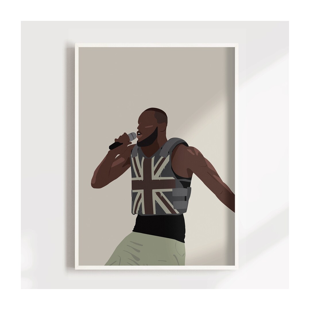 Stormzy 'heavy is the Head' Album Cover Art Poster - Etsy