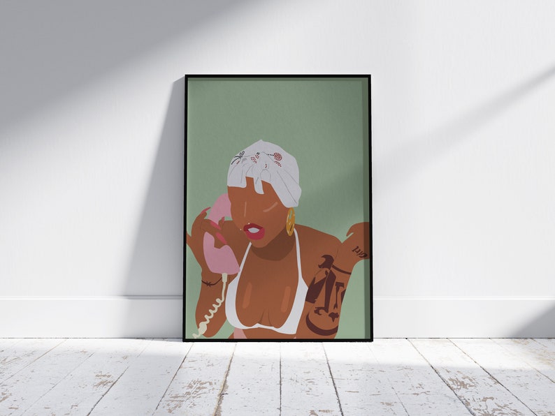 Summer Walker Over It Album Cover Art Poster R&B Soul Music Tribute ...