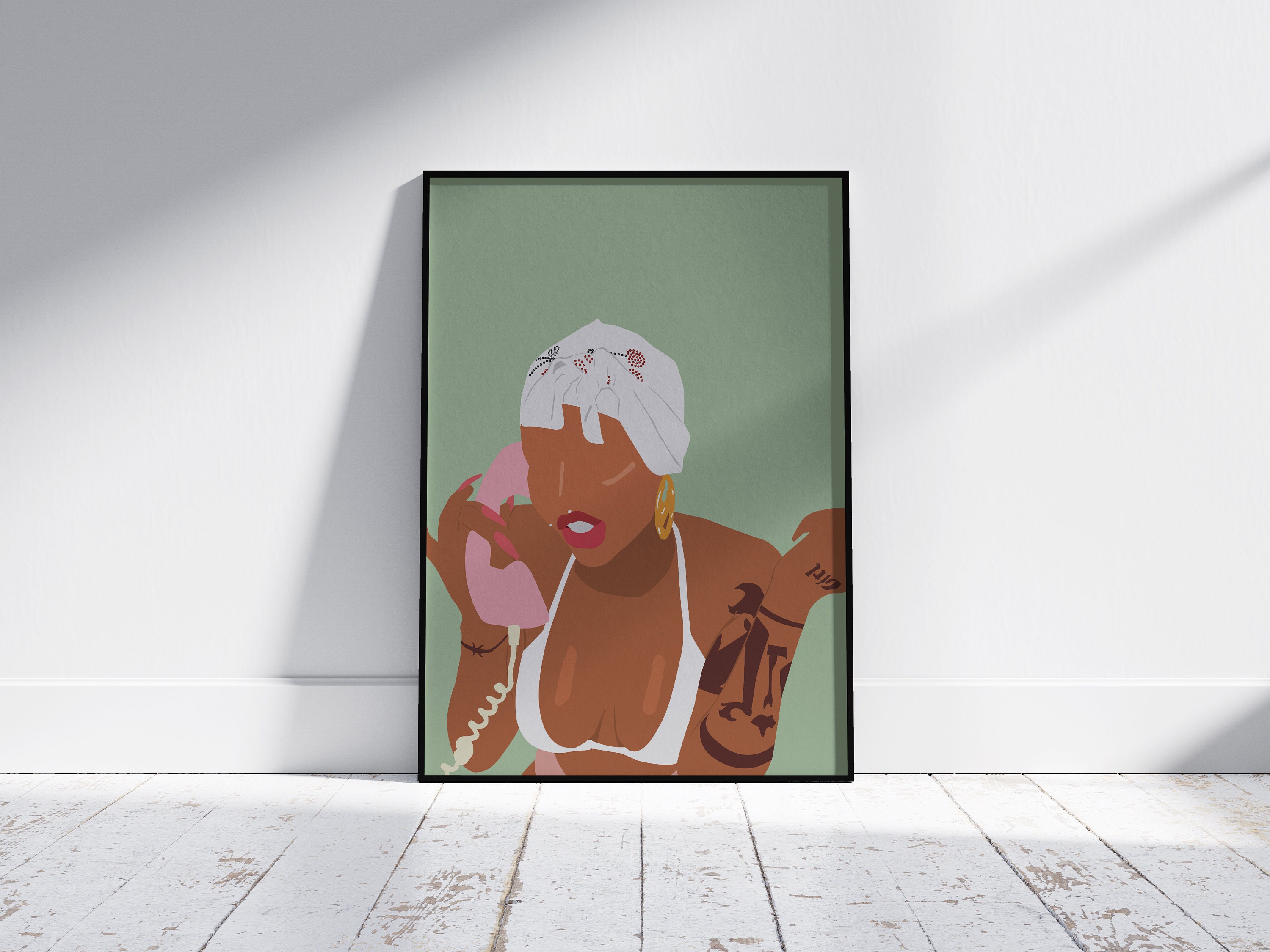 Summer Walker Over It Album Cover Art Poster R&B Soul Music Tribute ...