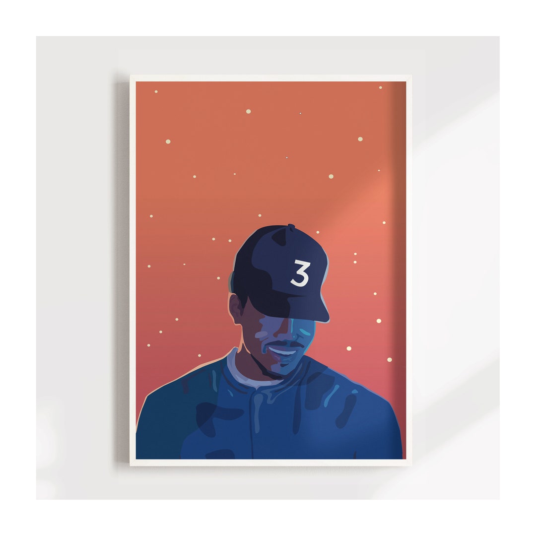 Chance the Rapper 'coloring Book' Poster Hip-hop - Etsy