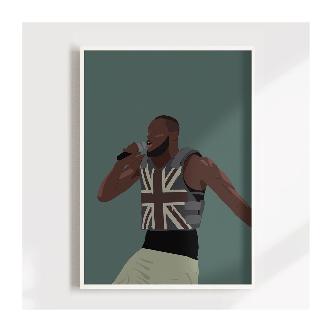 Stormzy 'heavy is the Head' Album Cover Art Poster - Etsy