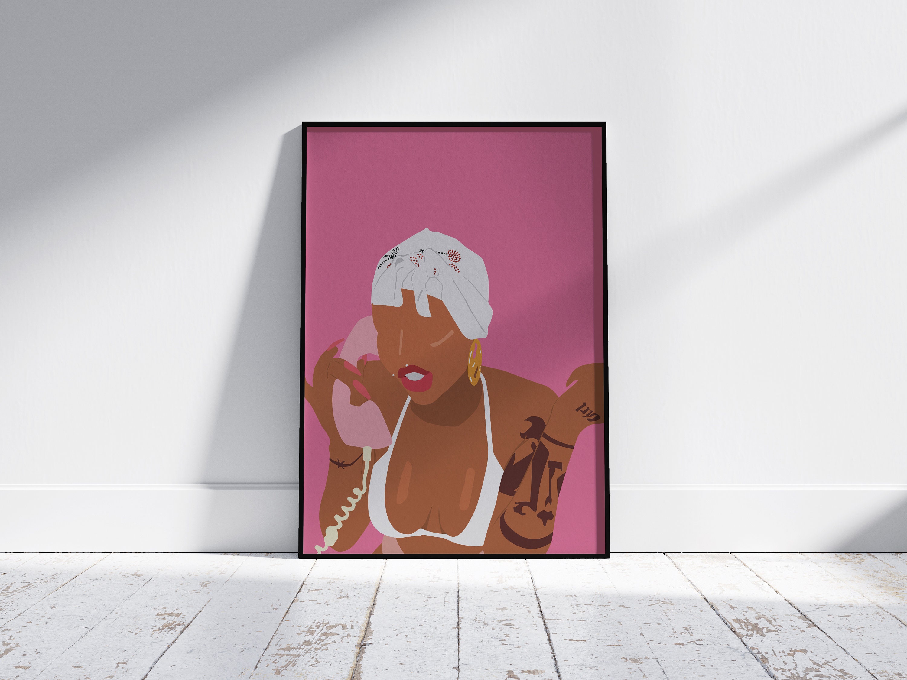 Summer Walker Over It Album Cover Art Poster R&B Soul Music Tribute ...