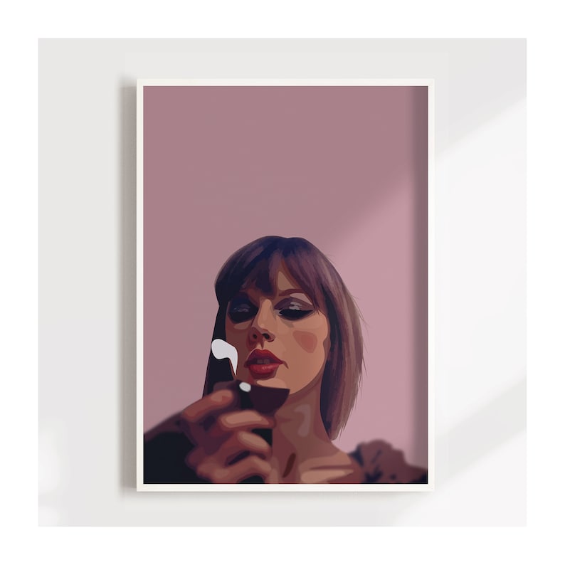 Taylor Swift Iconic Portrait Poster Music Legend Wall Decor - Etsy