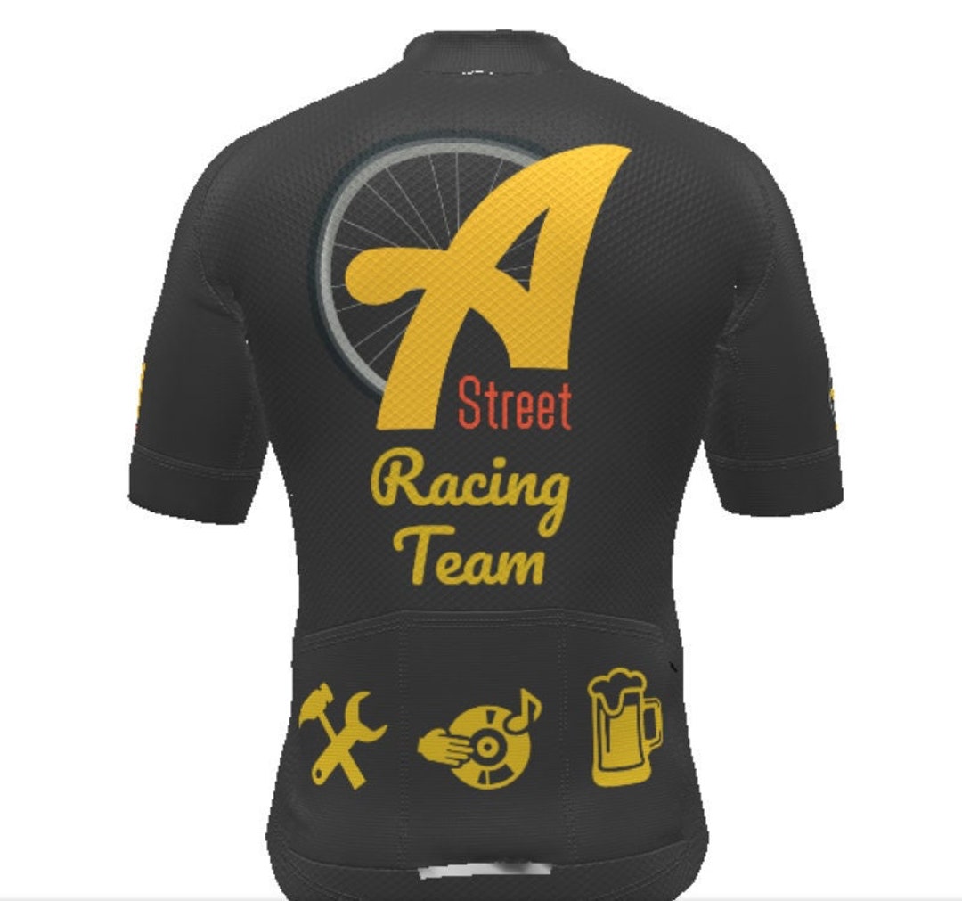 A--street Racing Team - Jersey for Cyclist - Etsy