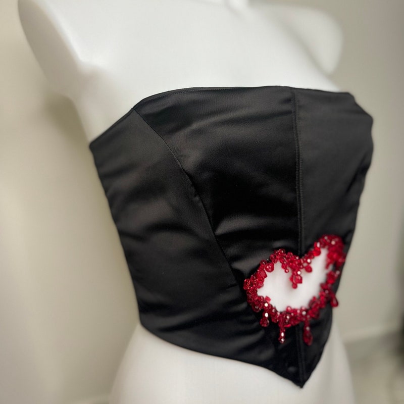 Sabrina Carpenter Heart Cutout Corset - Etsy