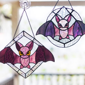 Pattern- Stained Glass Bat - Etsy
