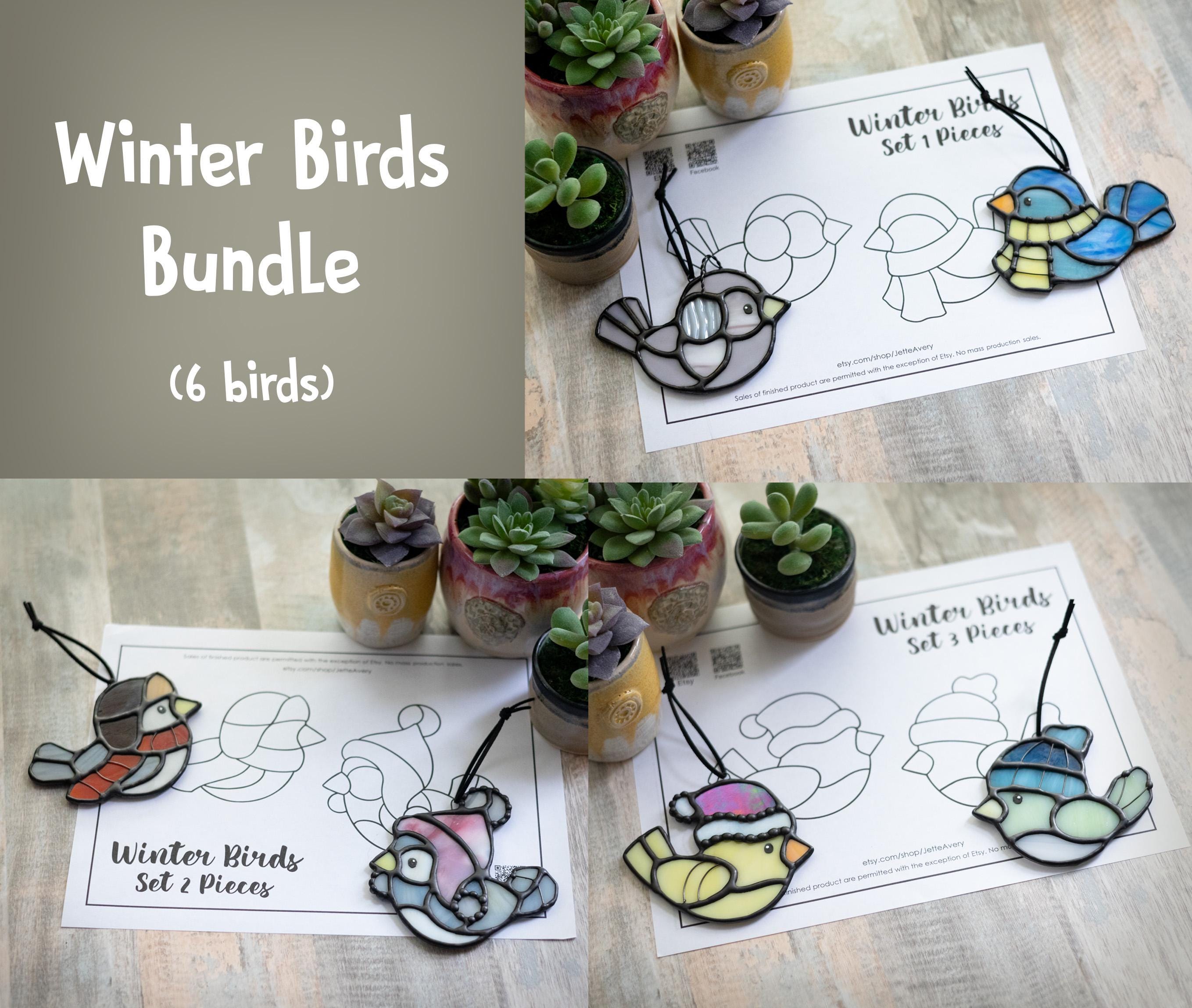 Pattern- Winter Birds Bundle (6 Birds) - Etsy