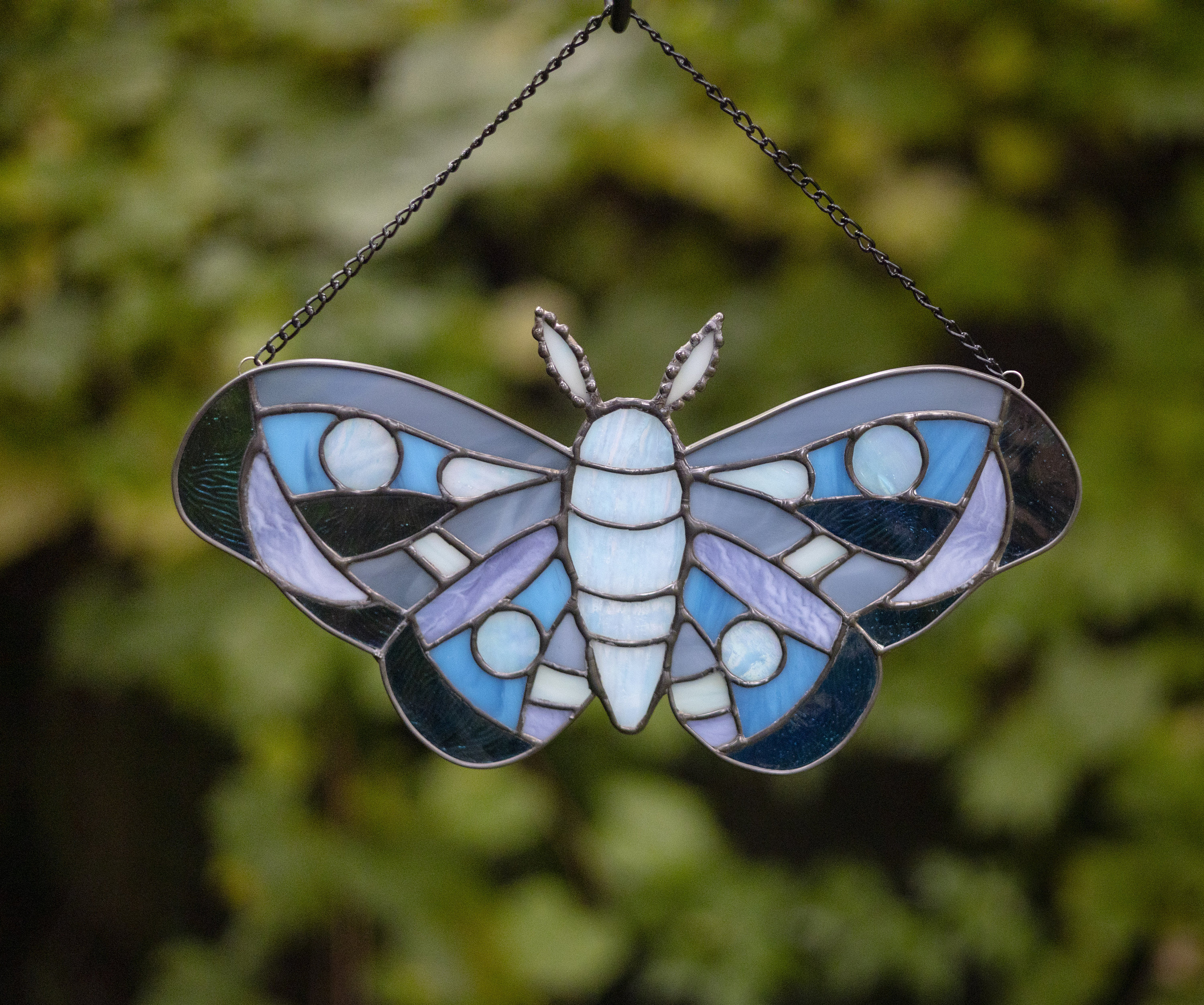 Stained Glass Moth Suncatcher - Etsy